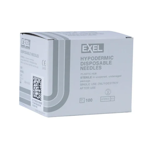 Exel Luer-Lock Hypodermic Needle – 27g, 1 1/4″ (32mm) – Underground Supply